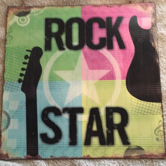Wall Decor | Vintage Rock Star Wall Hanging | Poshmark